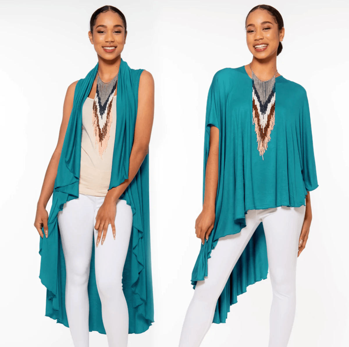 Convertible Wraps, Versatile Long and Short Shawls – Stefanie Wolf Designs