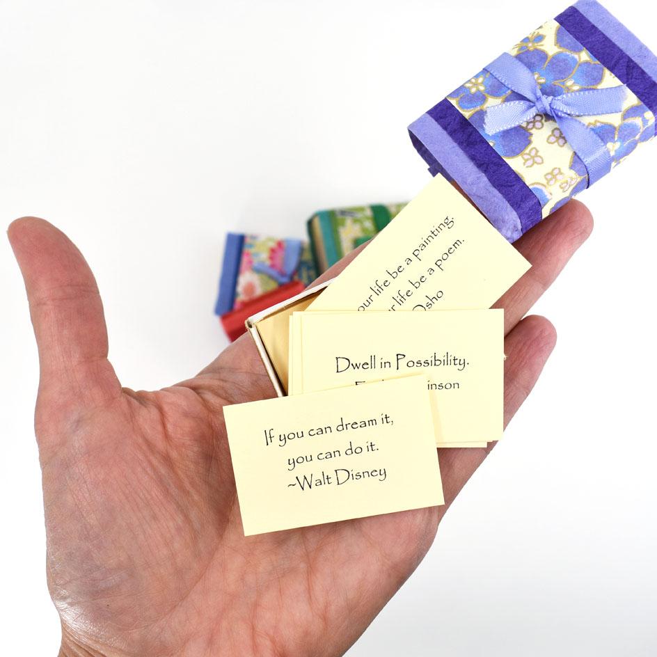 Wisdom Box, Matchbox Gift Package of Proverbs, Sayings and Wisdom ...